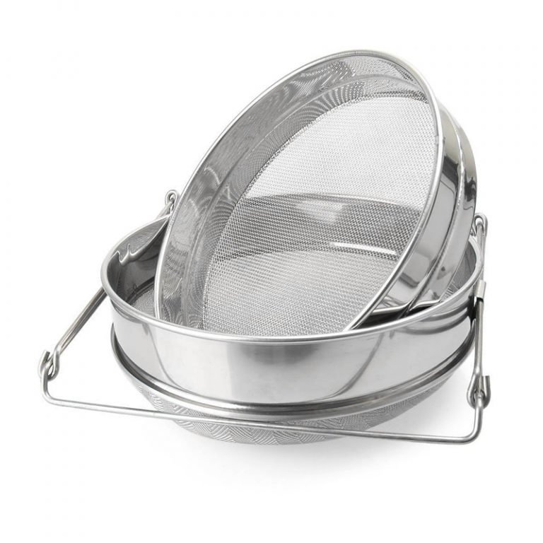 New Design Double-layer Stainless Steel Honey Strainer - Ango Apiculture